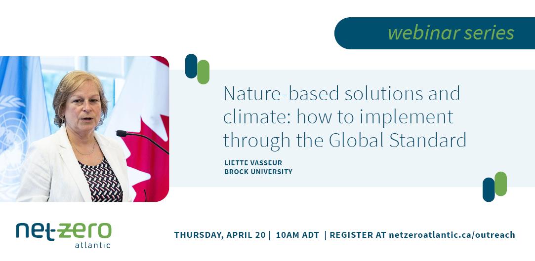 Nature-based solutions and climate: How to implement through the Global Standard | Net Zero Atlantic